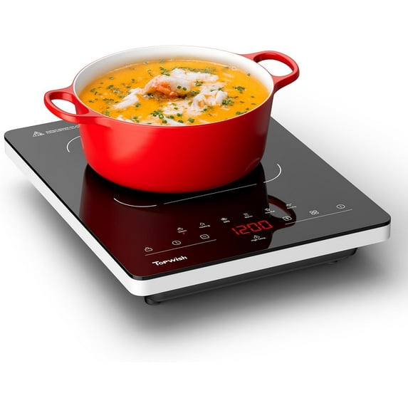 Portable Electric Stove 110V Single Burner Electric Cooktop Countertop ...