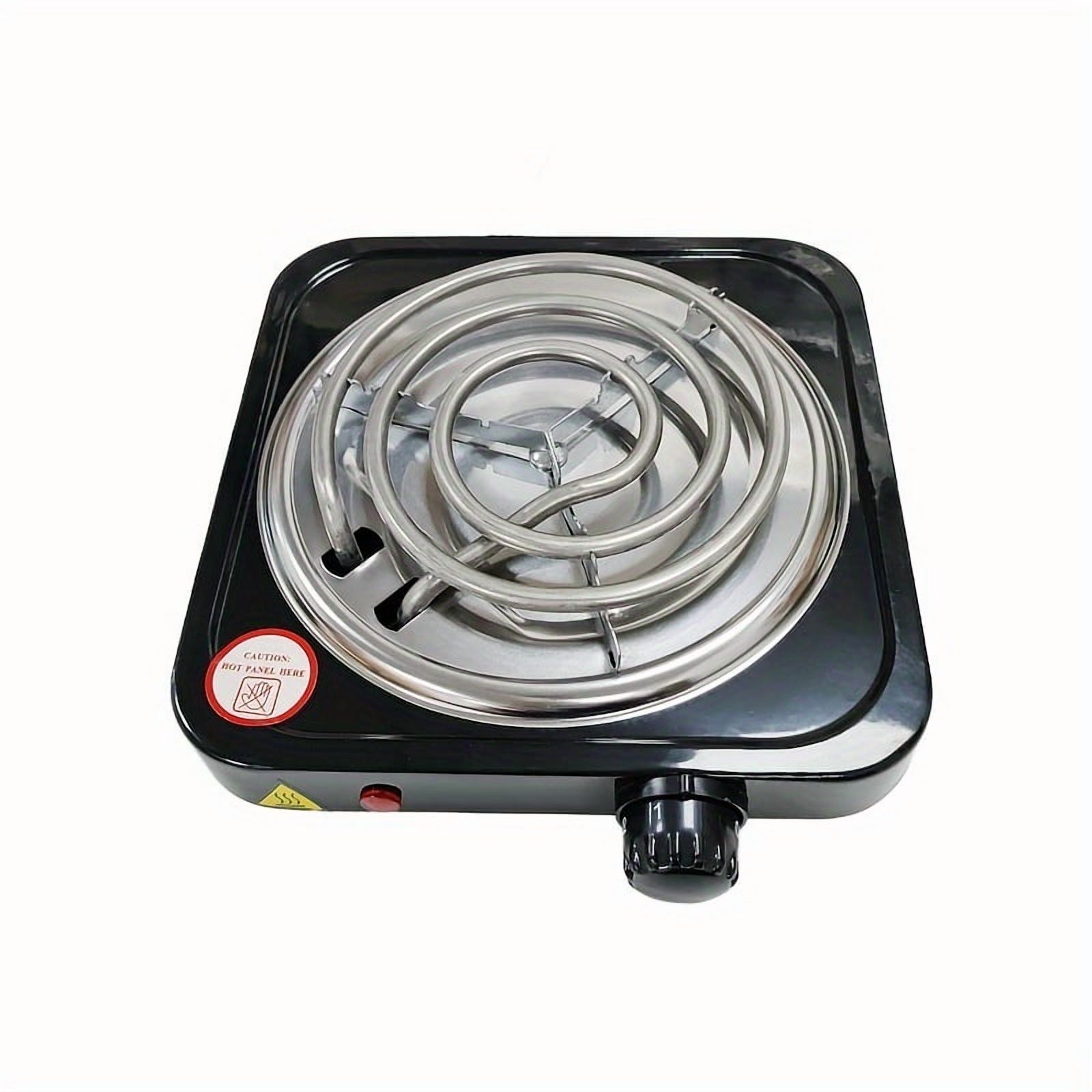 Portable Electric Stove with Adjustable Temp, Tabletop Heater for Milk/Coffee, Home/Office/Dorm ...