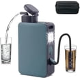 Portable Electric Water Filter Pump, 0.01 Micron Outdoor Camping Water ...