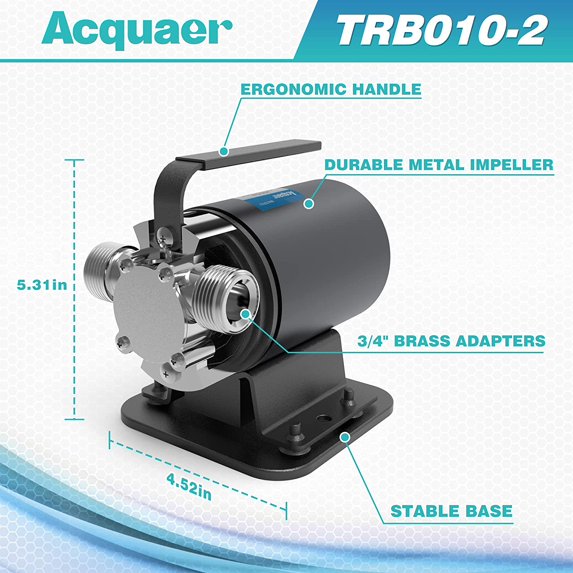 Portable Electric Water Transfer Pump 115V 1/10 with Suction Hose Kit ...
