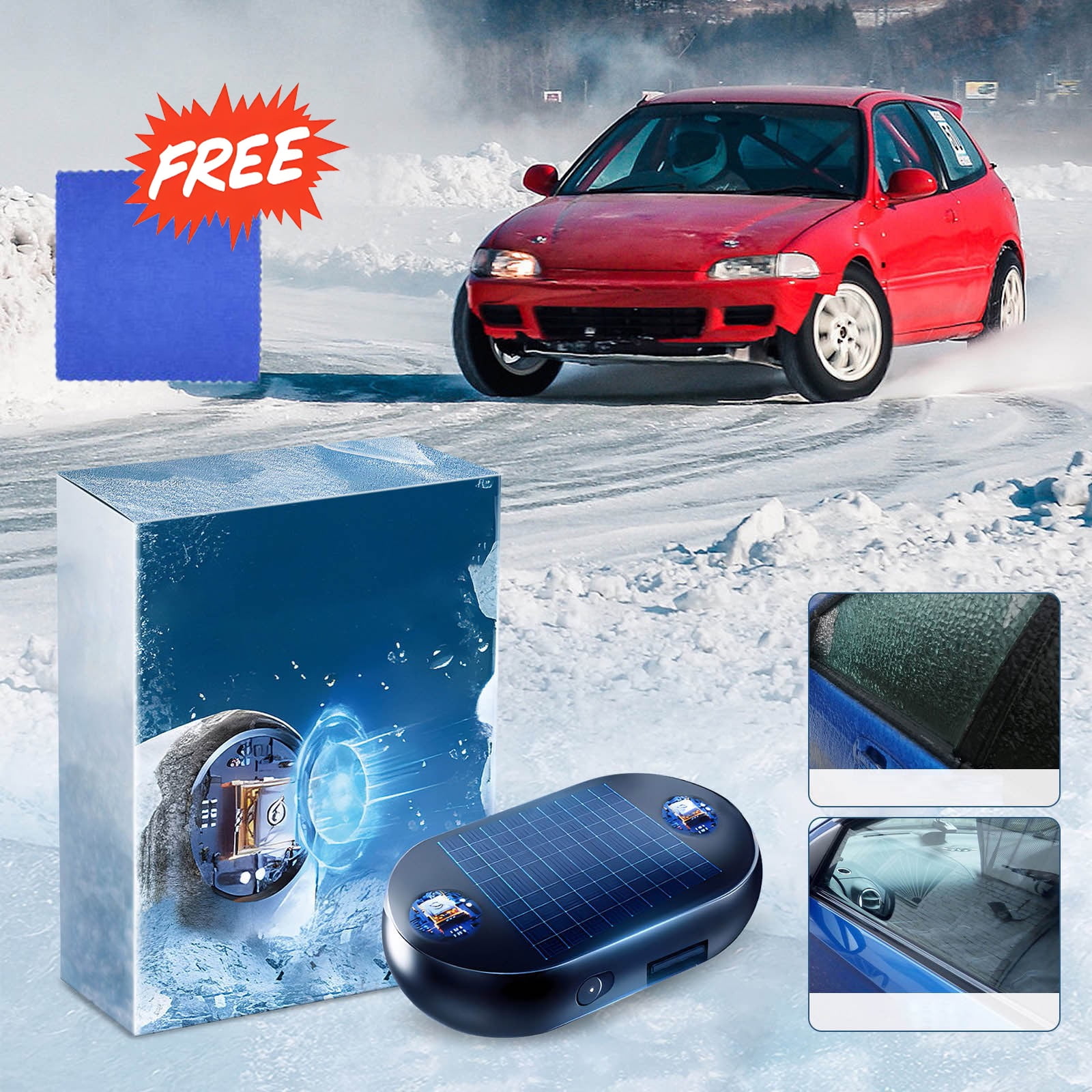 Portable Electromagnetic Car Deicer, 2025 New Antifreeze ...
