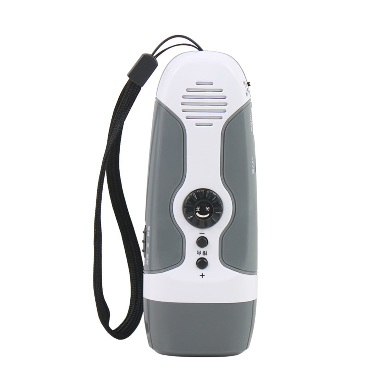 Portable Emerncy Flashlight Lamp Hand Crank nerator Dynamo FM Radio ...