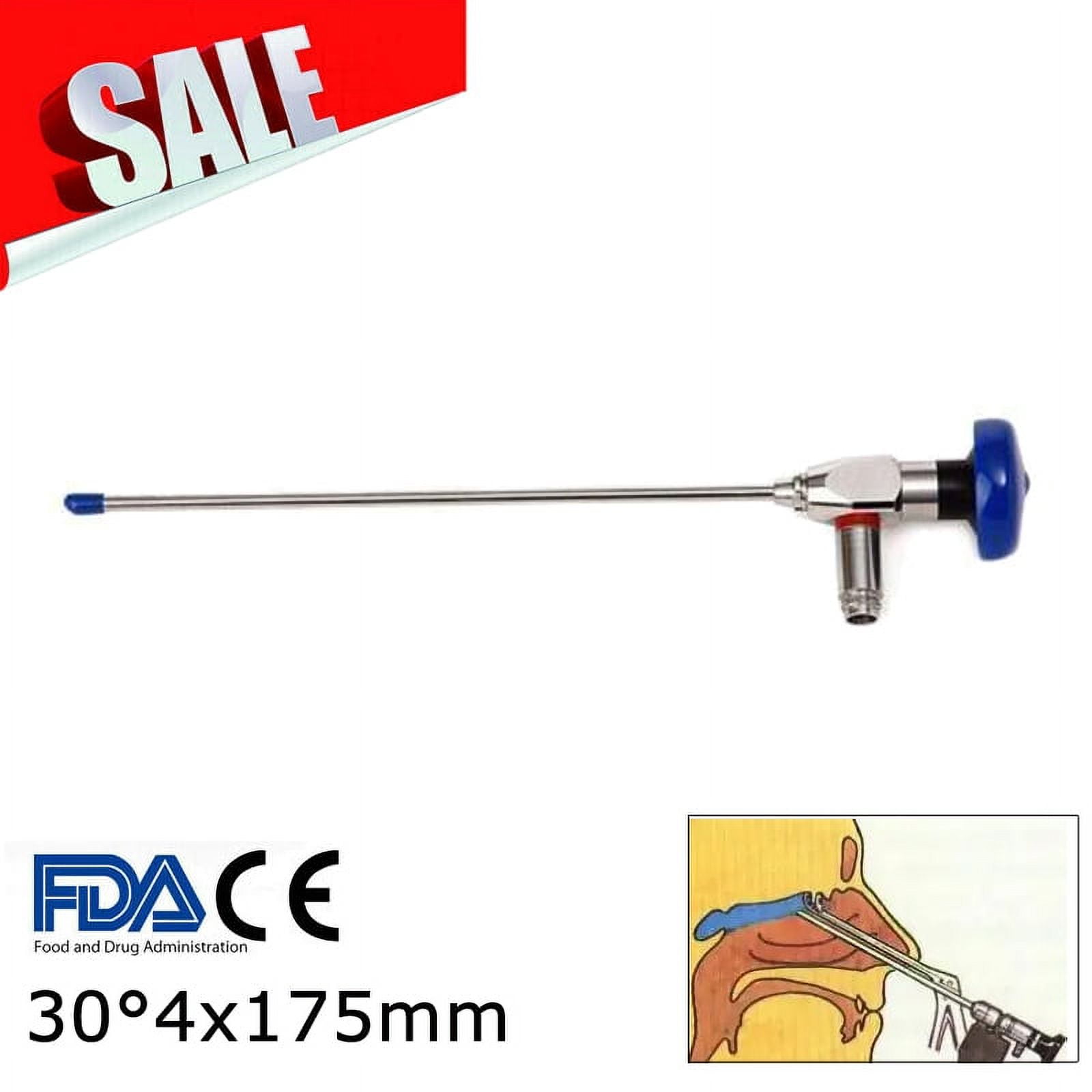 Portable Endoscope Sinuscope 4x175MM 30° Arthroscope Mirror Connector ...