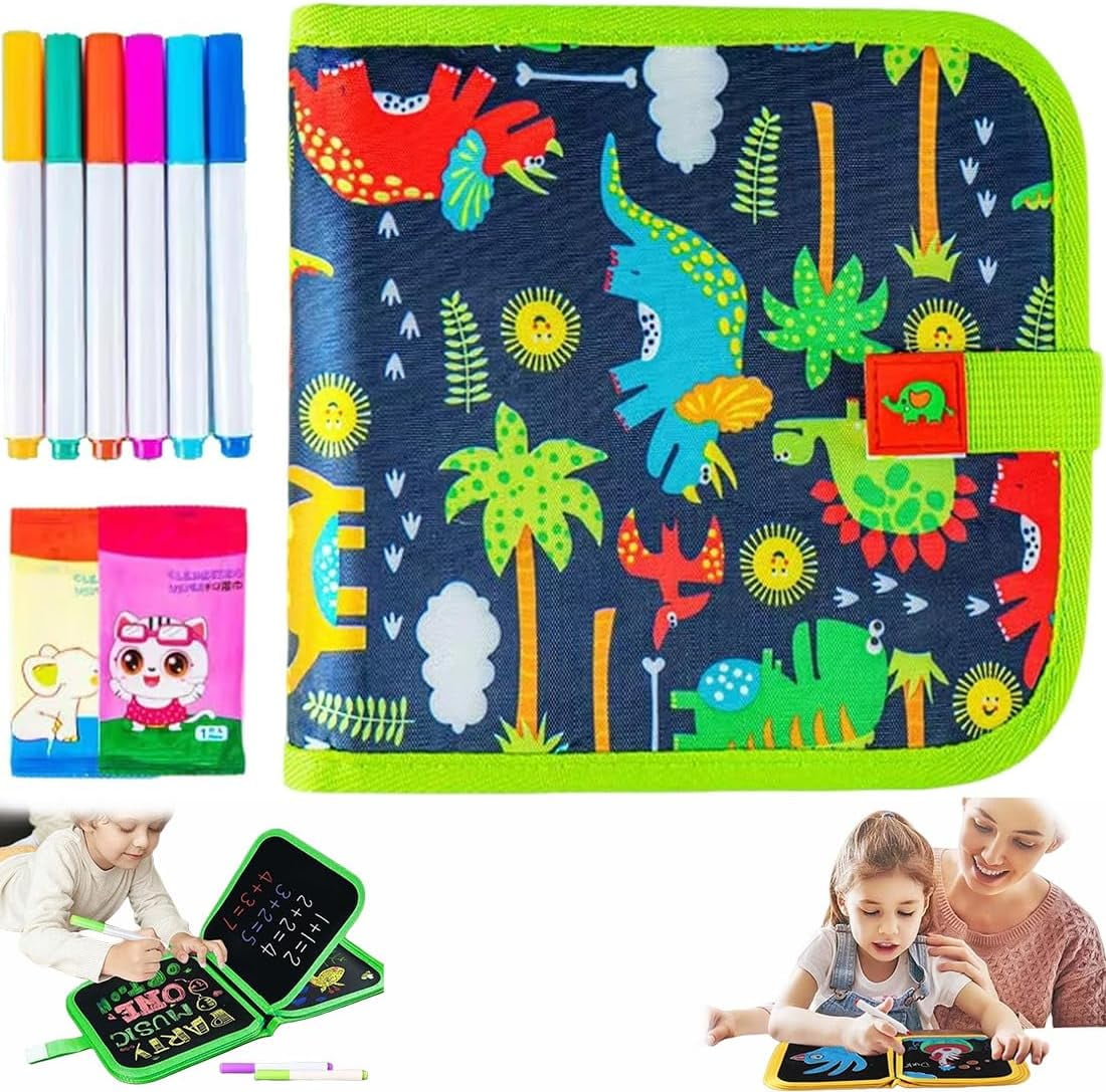Portable Erasable Graffiti Drawing Book, Magic Double-Sided Graffiti ...