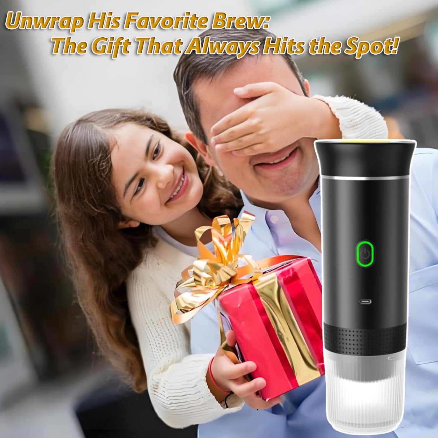 Portable Espresso Machine 7500mAh battery Electric Self-Heating Coffee ...