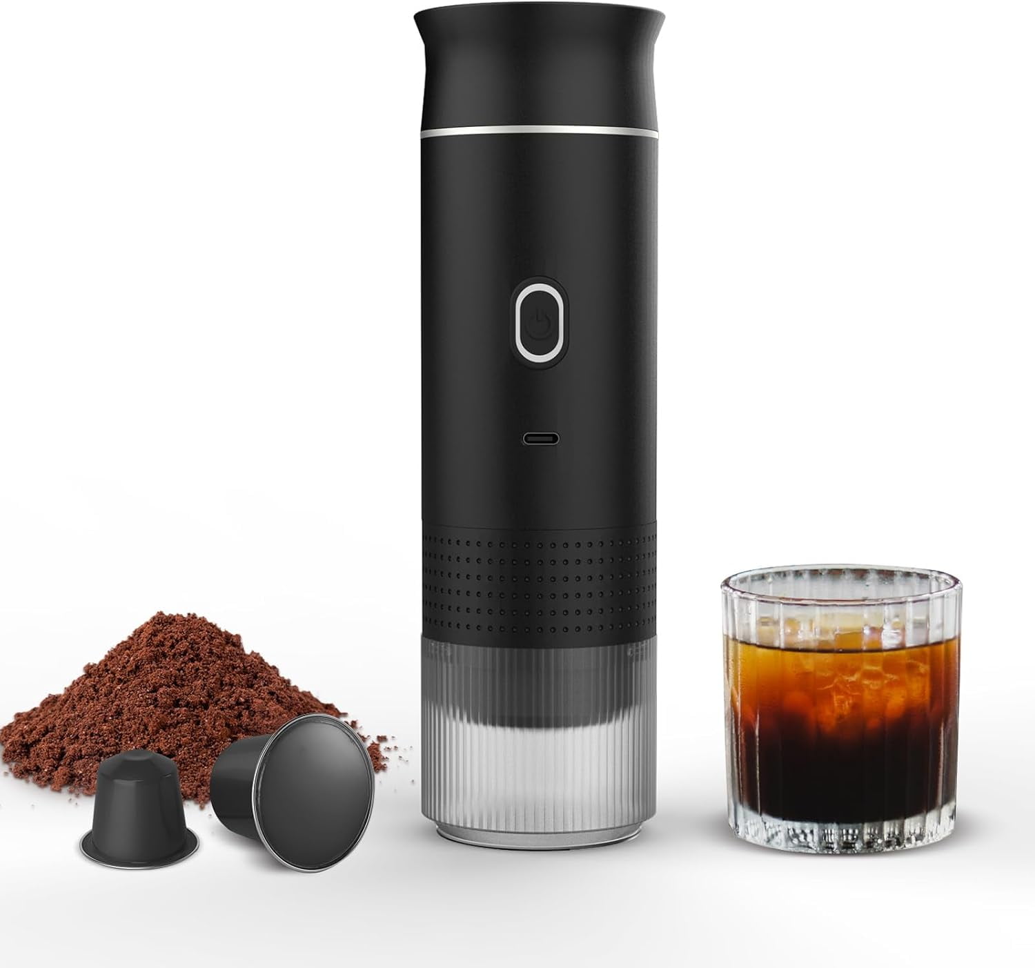 Portable Espresso Machine, Coffee Maker for Travel, 3-in-1 Rechargeable ...