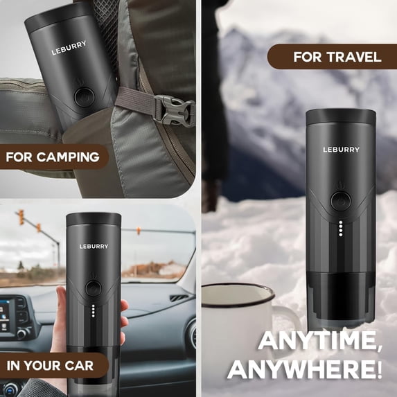 Portable Espresso Machine - Travel Espresso Maker for Both Coffee ...