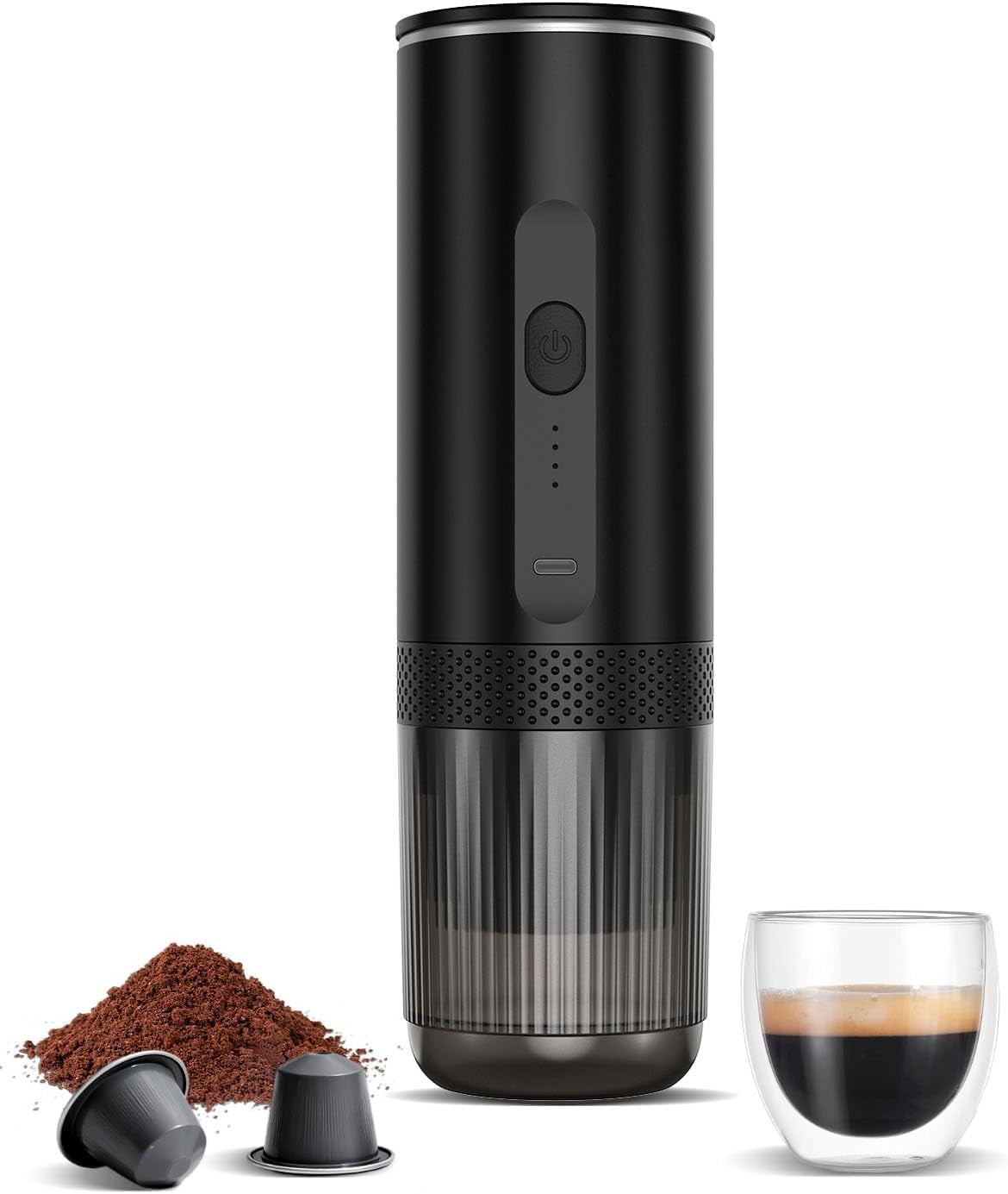 Portable Espresso Maker, Electric Espresso Machine for Travel, Camping ...