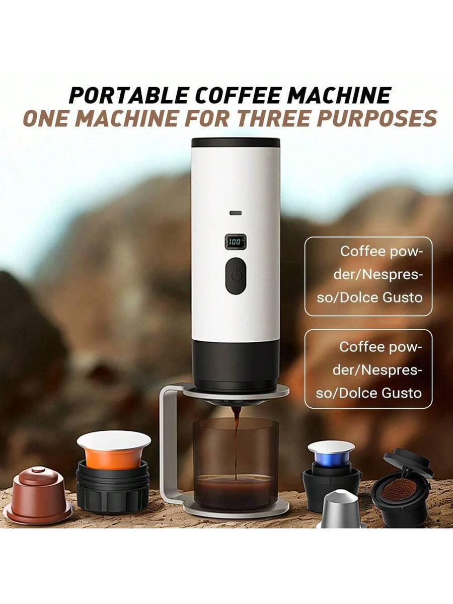 Portable Espresso Maker, Hands-Free Travel Coffee Makers For Camping ...
