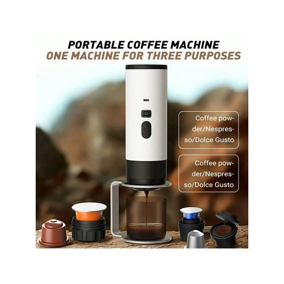 Portable Espresso Maker, Hands-Free Travel Coffee Makers For Camping ...