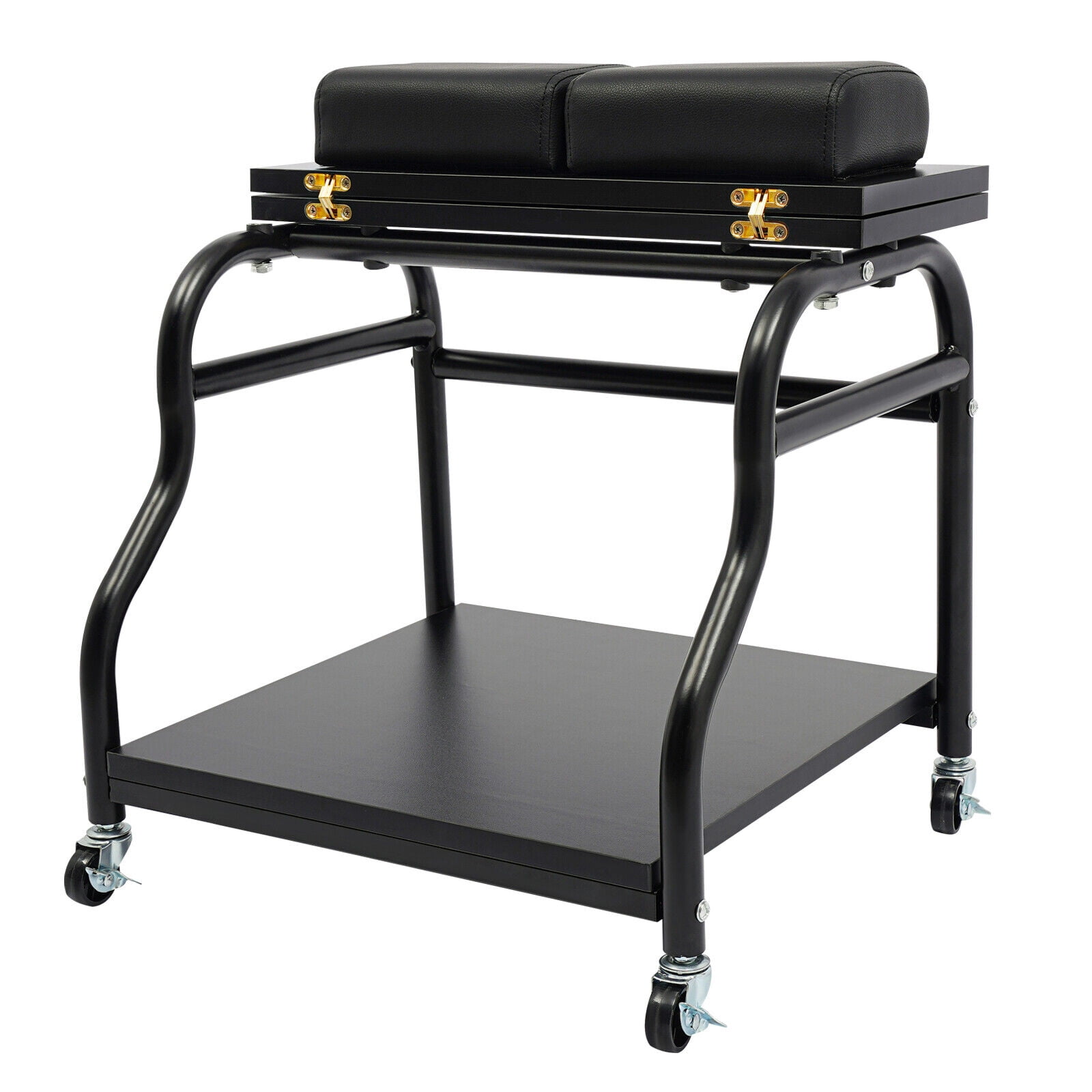 Portable Esthetician Trolley Cart, Trolley Cart with Wheels, Black Foot ...