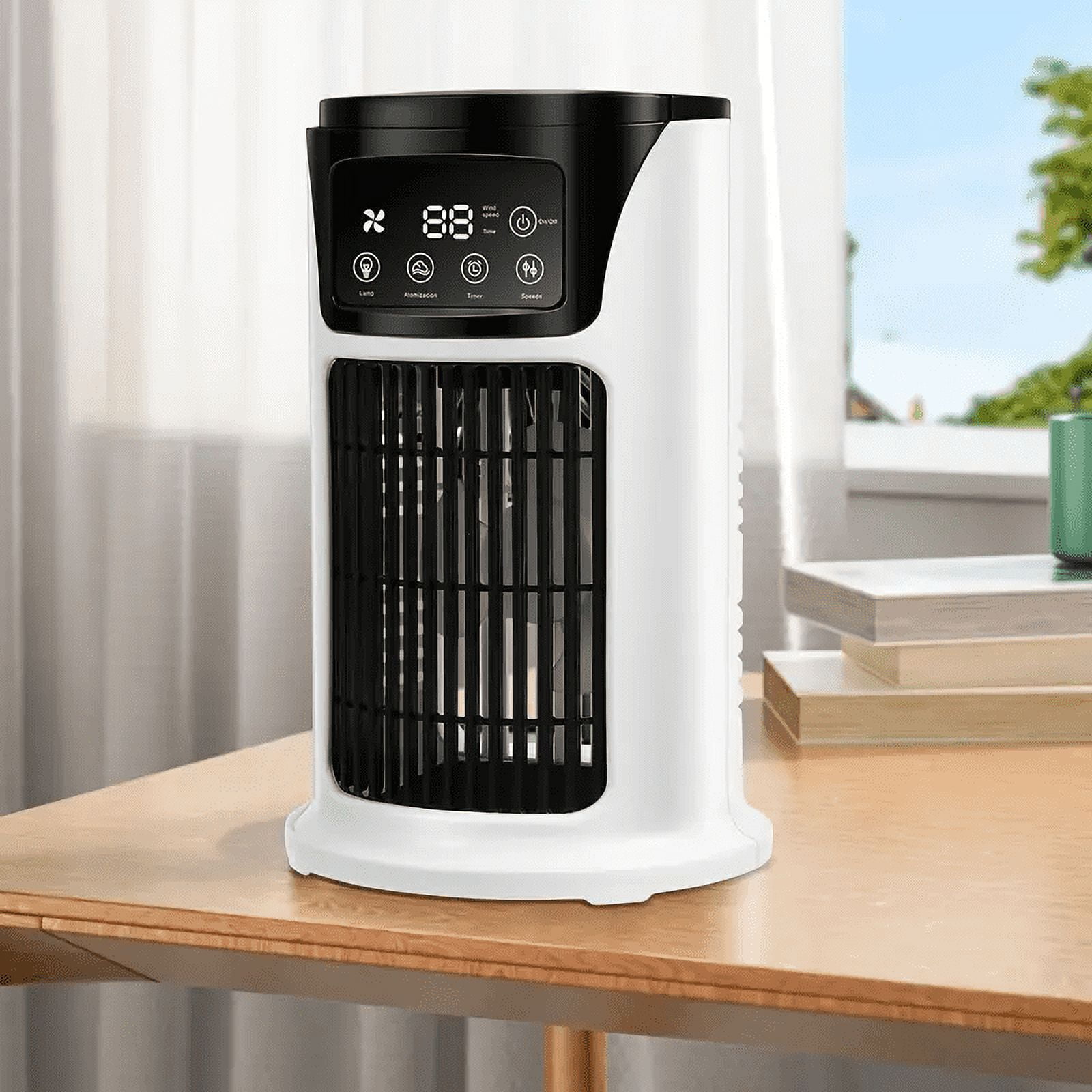 Portable Evaporative Cooler - USB Powered Air Conditioner with ...