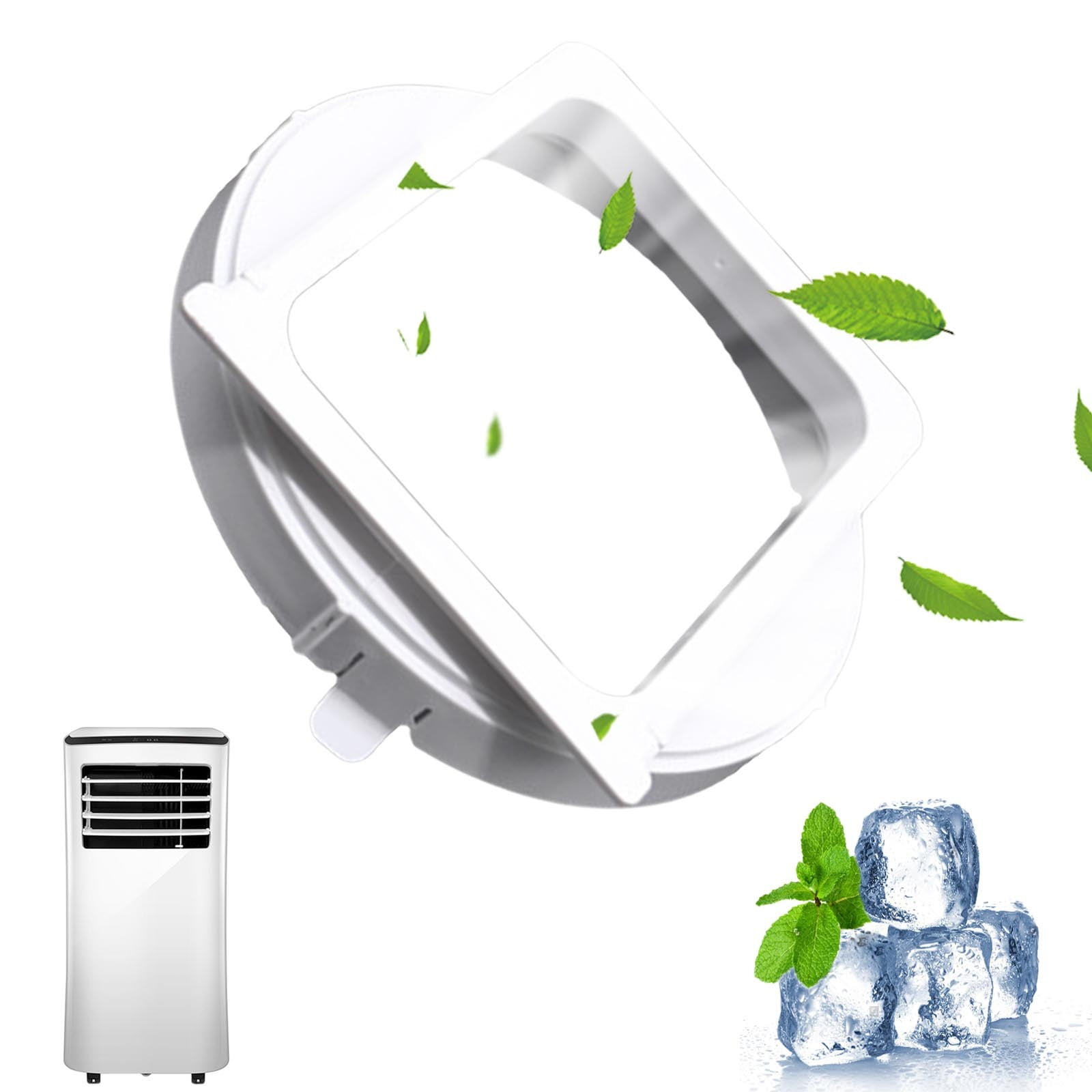Portable Exhaust Duct Interface Adapter, Air Conditioner Exhaust Hose ...