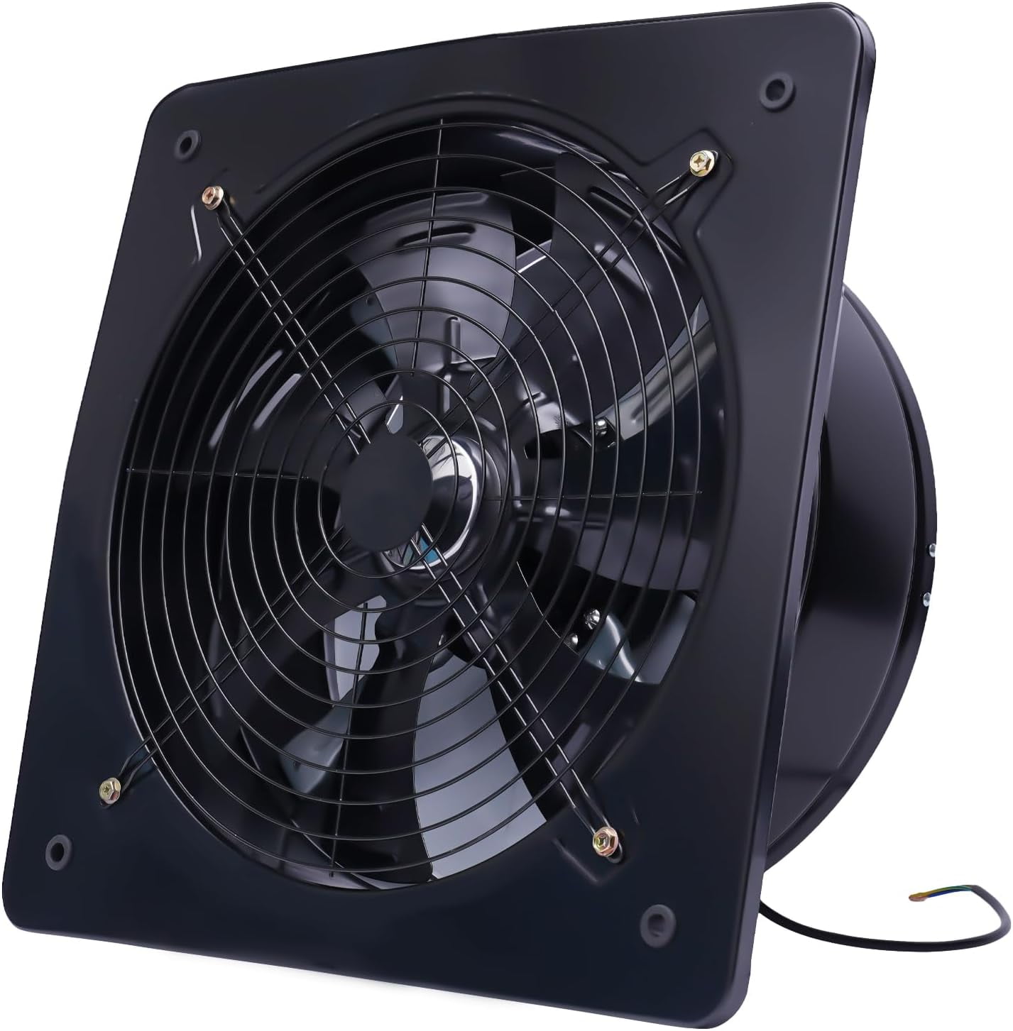 Portable Exhaust Fan, 16" Ventilation Fan, 7 Blades Isolation Cover ...