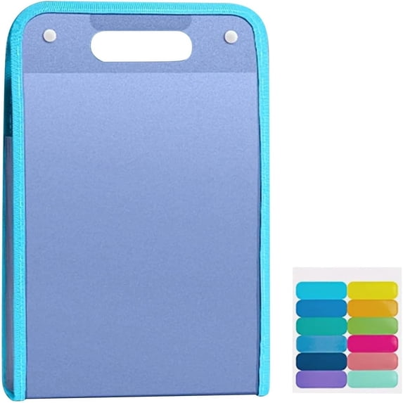 Portable Expanding File Folder Organizer with 13 Pockets Labels A4 ...