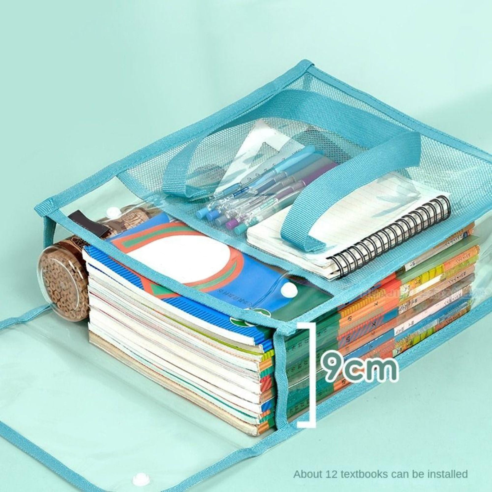 Portable Expanding File Folder Poly Accordion Document Organizer Handle ...