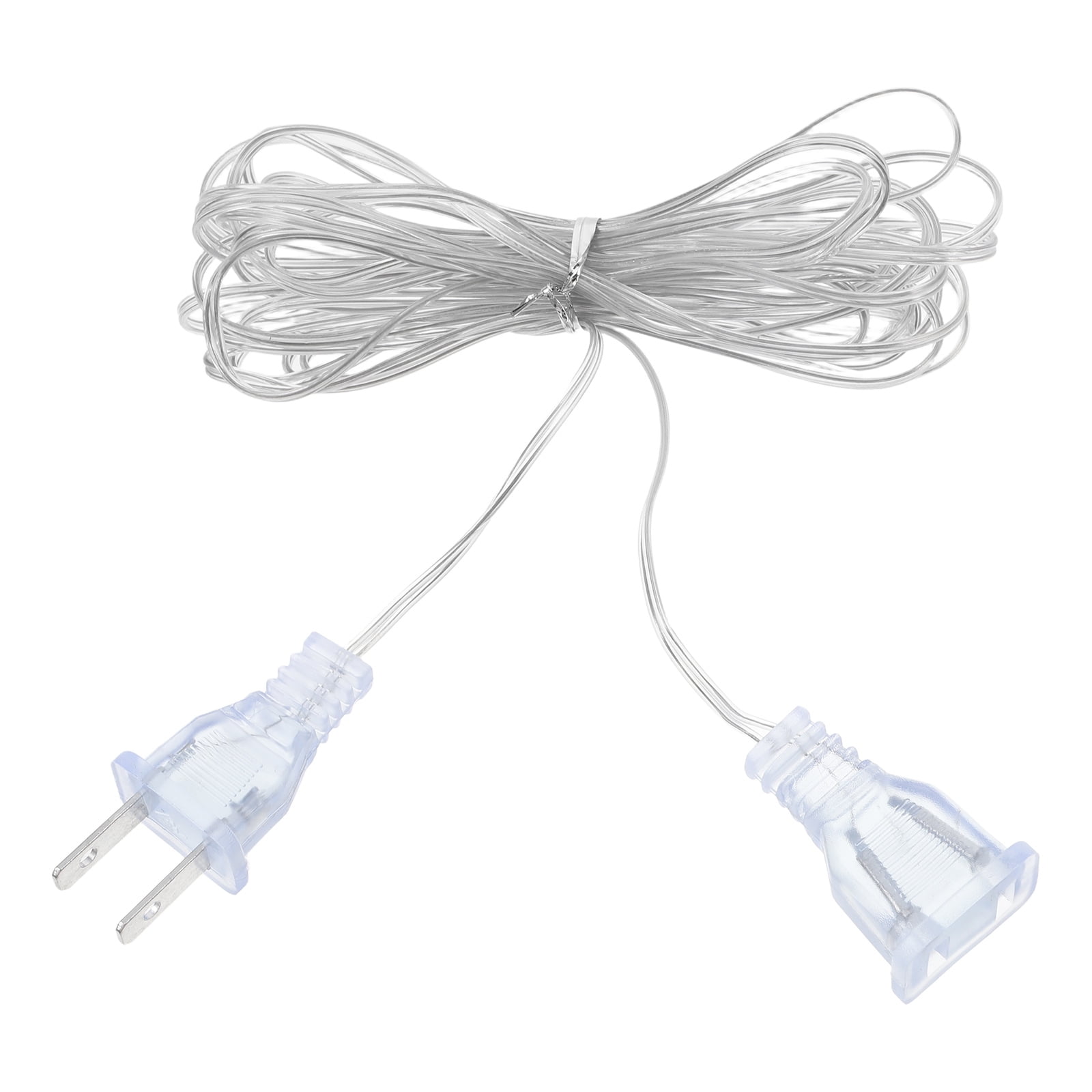 Portable Extension Cord for String Lights 1 Set Clear Line Power Cable ...