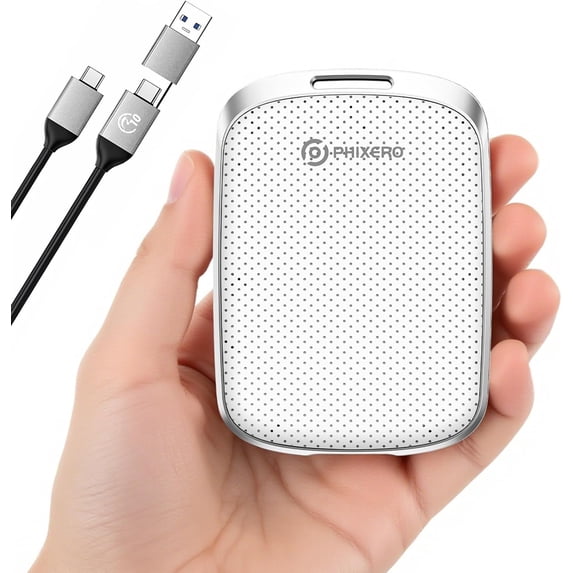 Portable Extern SSD 128GB Up to 550MB/s USB 3.2 Gen 2 USB C to C&A for ...