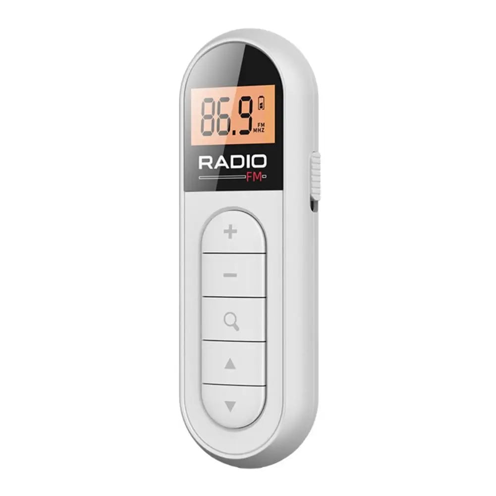 Portable FM Radio Back Clip DSP Radios Receiver Extra Long Endurance ...