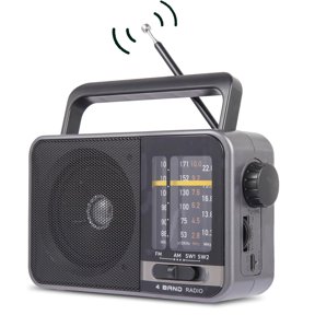 Portable Radio, EEEkit Battery Operated Radio with Big Speaker, Great ...