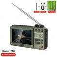 Portable FM Radio Video Display Radio Wireless Bluetooth Speaker Dual ...