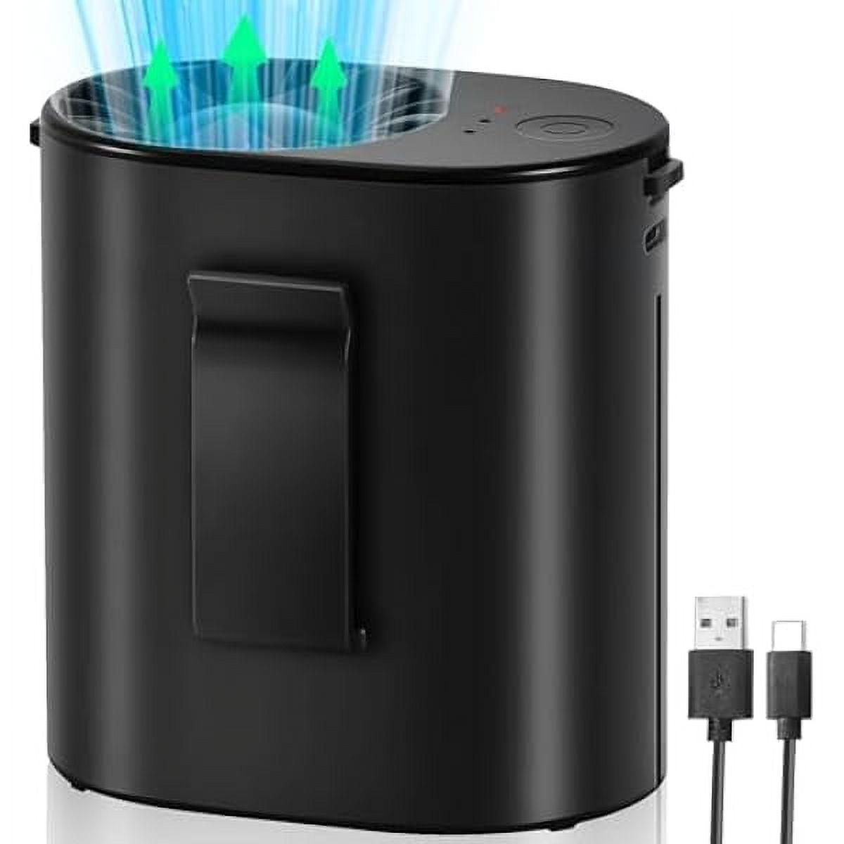 Portable Fan, 3 Speeds 6600RPM Strong Airflow, Personal Fan with Long ...