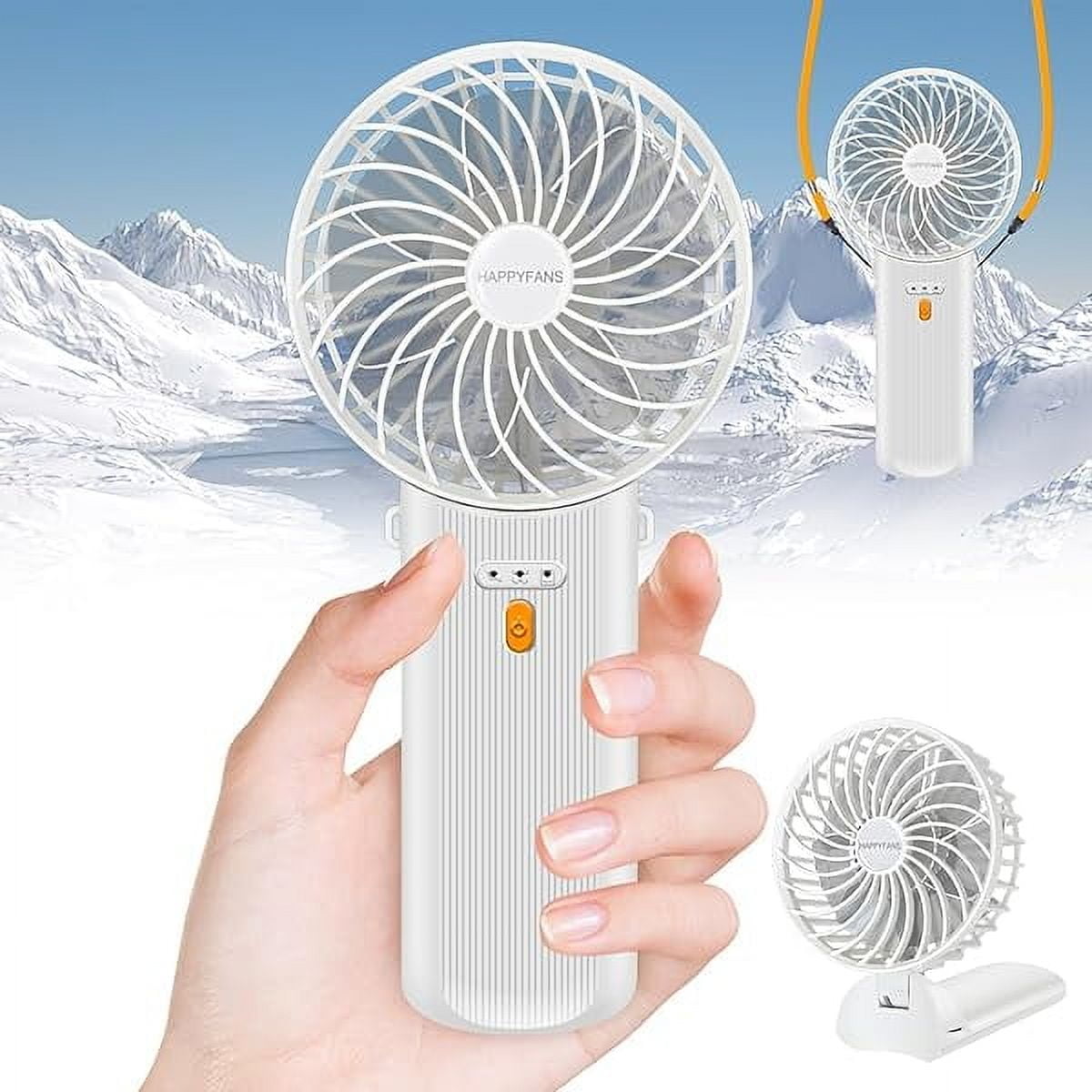 Portable Fan,4 Speed Mini Handheld Fan,15H Cooling Cute Fan,Small ...
