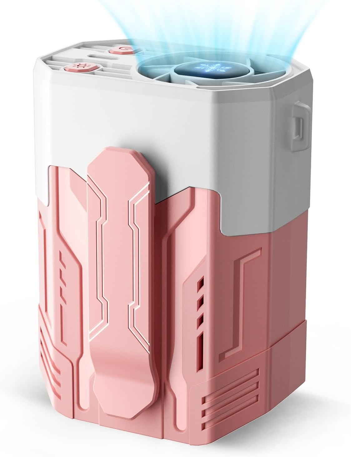 Portable Fan 4000mAh Rechargeable, 4 Speeds 13000RPM Strong Airflow ...