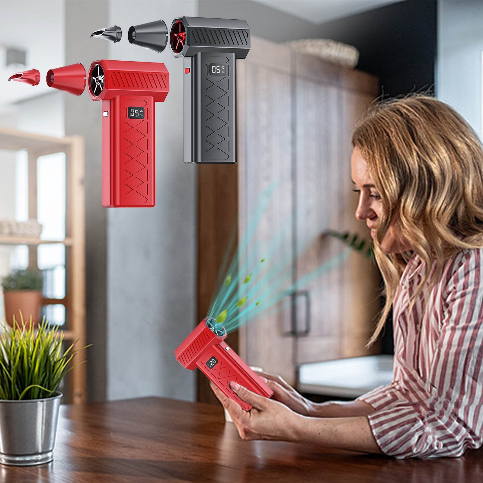 Portable Fan Under 5 ! Yannianjz High Power Fan Hair Dryer Fan ...