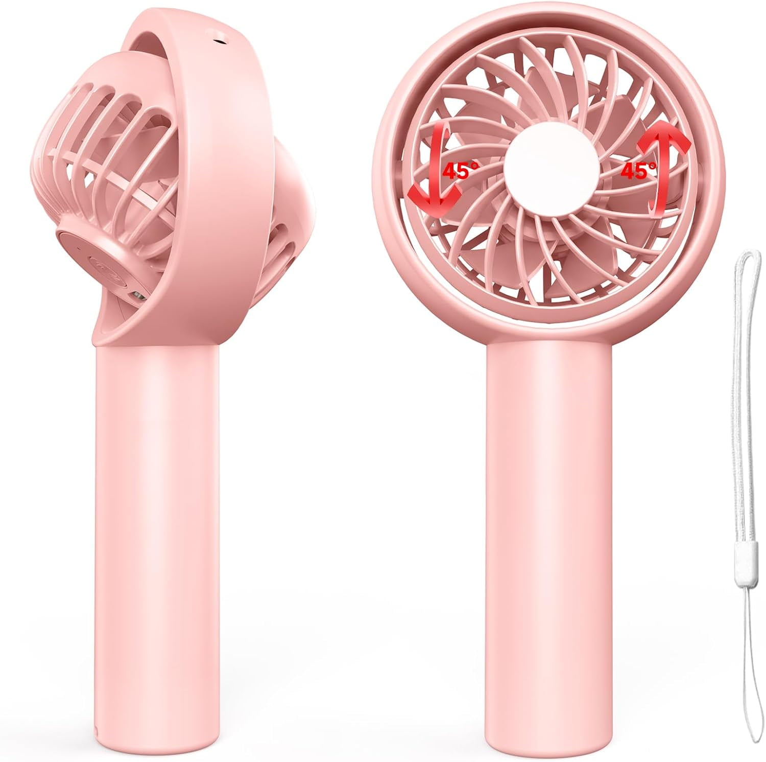 Portable Fan, 90°Tilts Up&Down Fans for Extra Cooling Space, 3 Speed ...