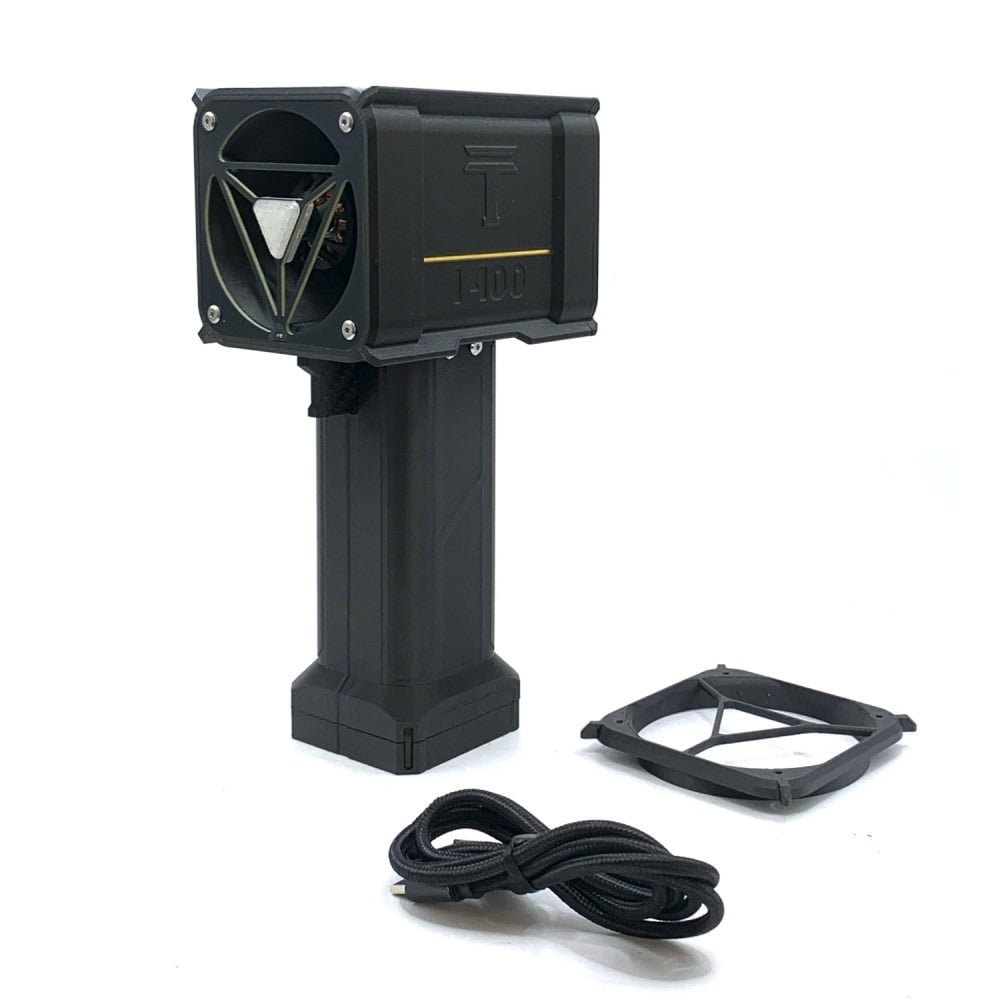 Portable Fan Air Blower Rotary Air Gun Turbo Jet Fan Electric Powerful ...