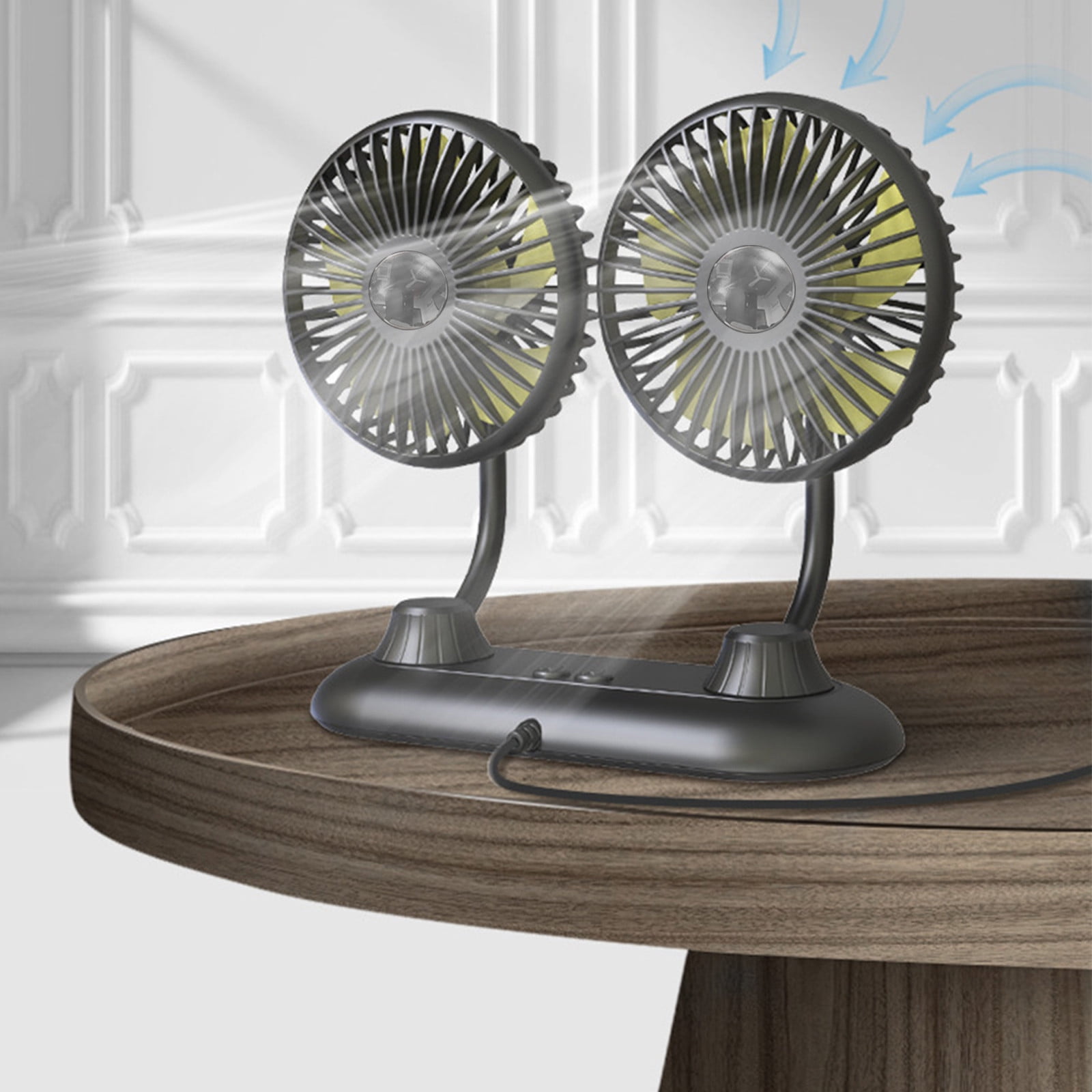 Portable Fan Deals! ESULOMP Car Fan Portable Vehicle Fan Electric Fan ...