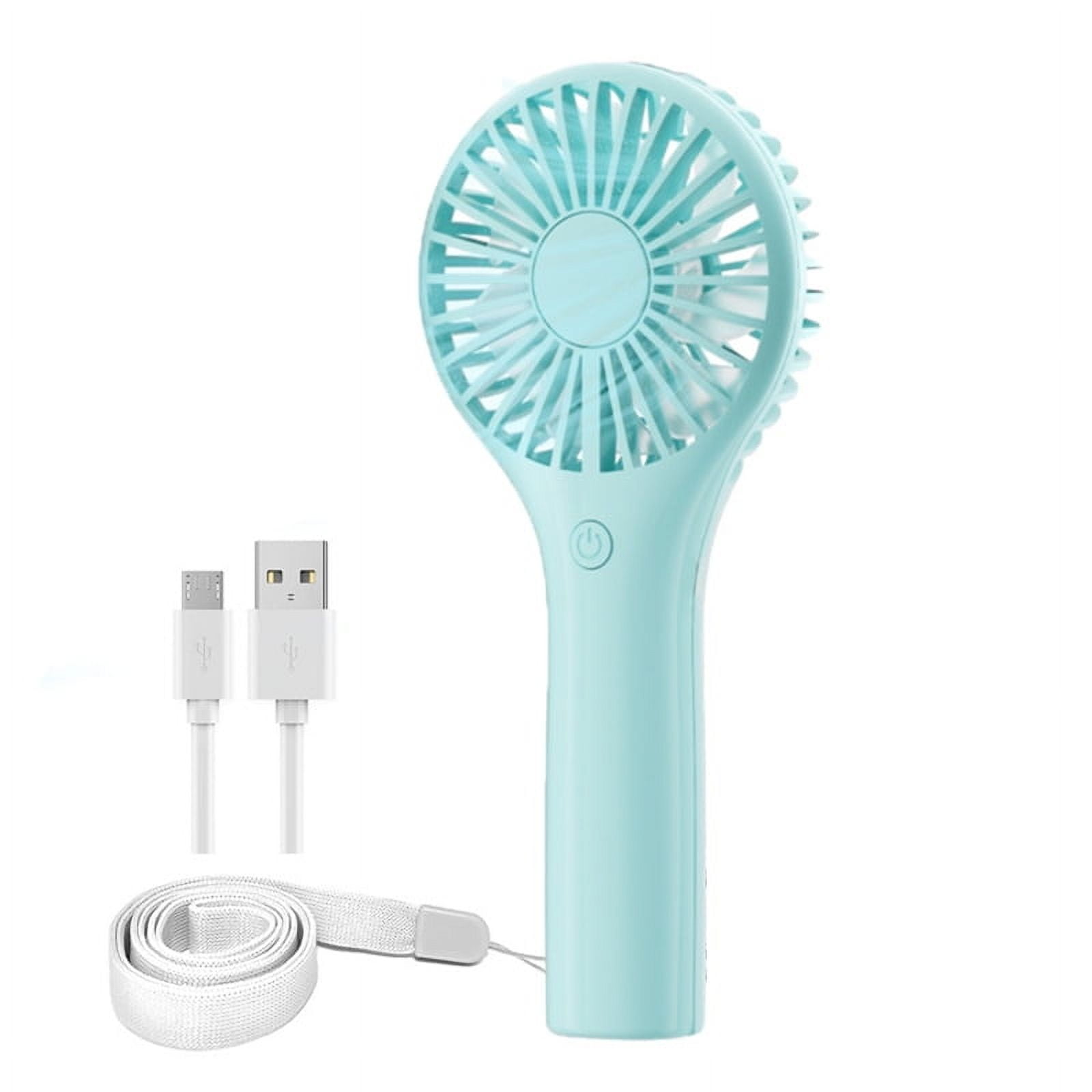 Portable Fan Handheld Fan Mini Personal Fan 3 Speeds Powerful Little ...