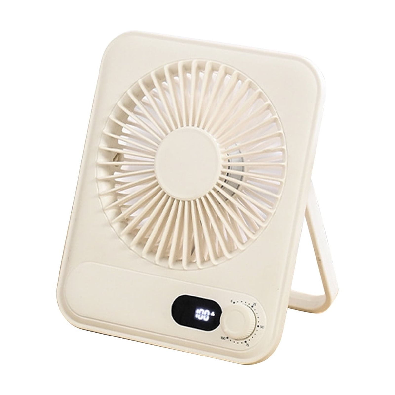 Portable Fan Mini Fan Desk Fan Silent Gear for Sleep, 1200mAh Battery LED Power Display, Safe ...