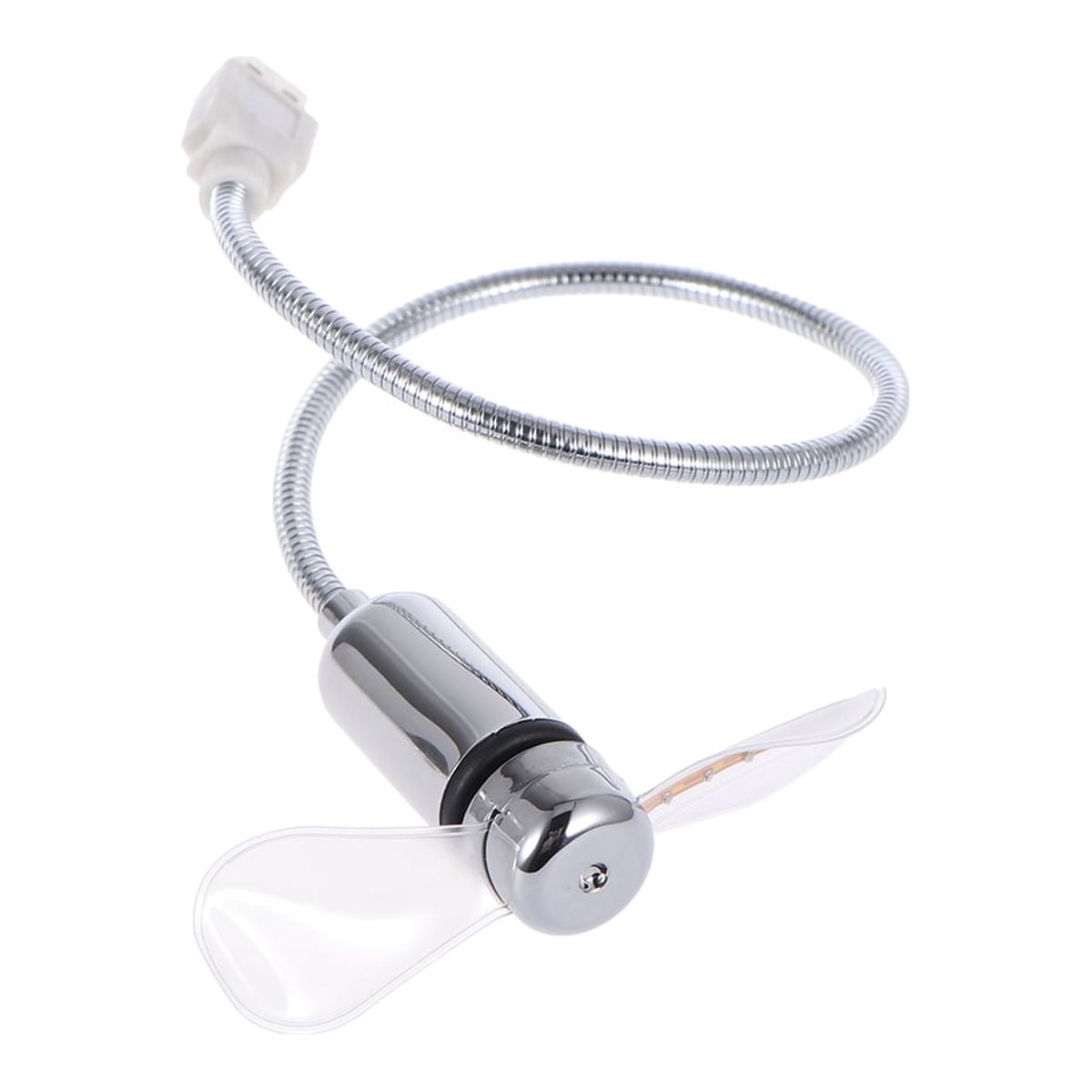 Portable Fan Mini USB Office LED Gooseneck Desktop Multifunction ...