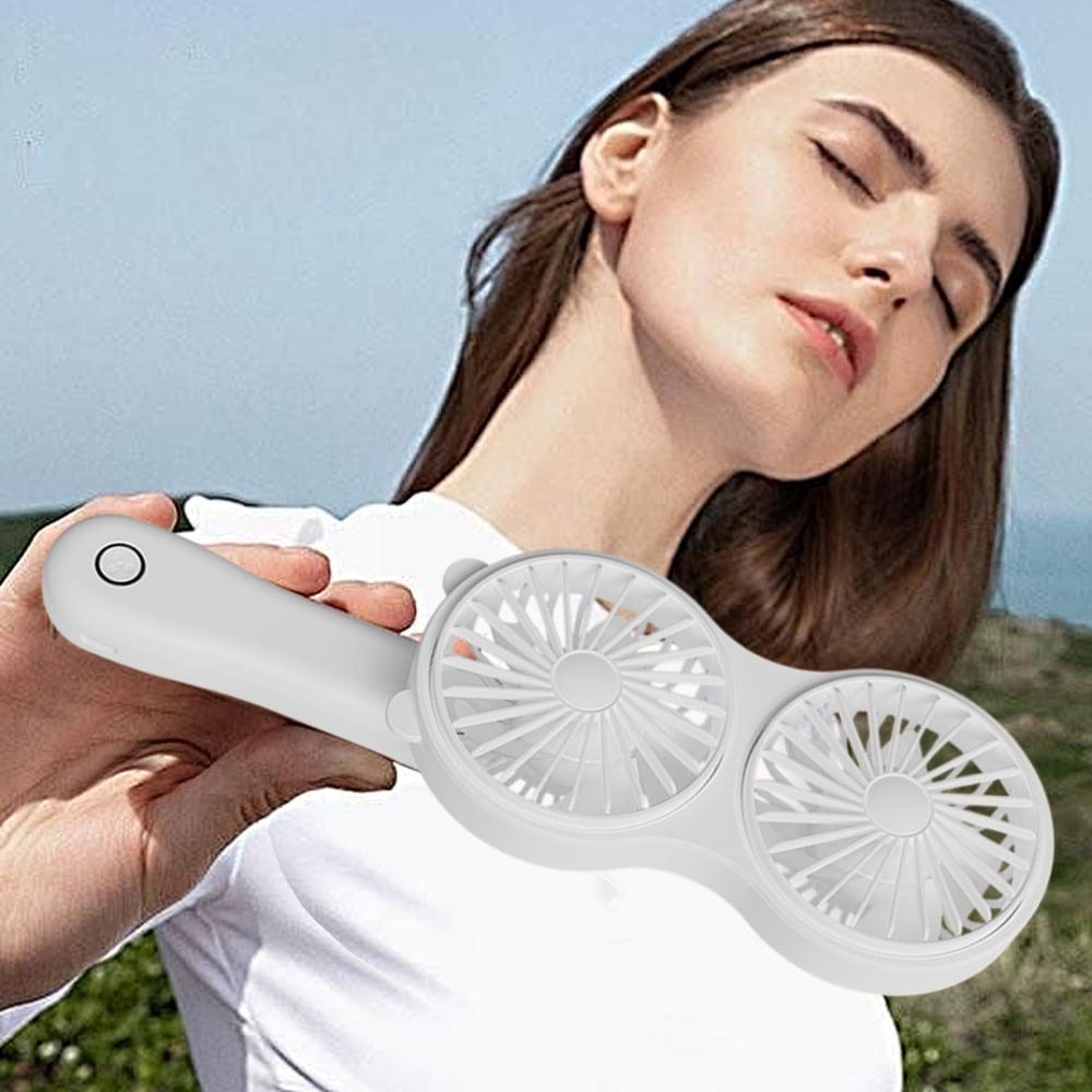Portable Fan Personal Desktop Fan USB Rechargeable Cooling Device Air ...
