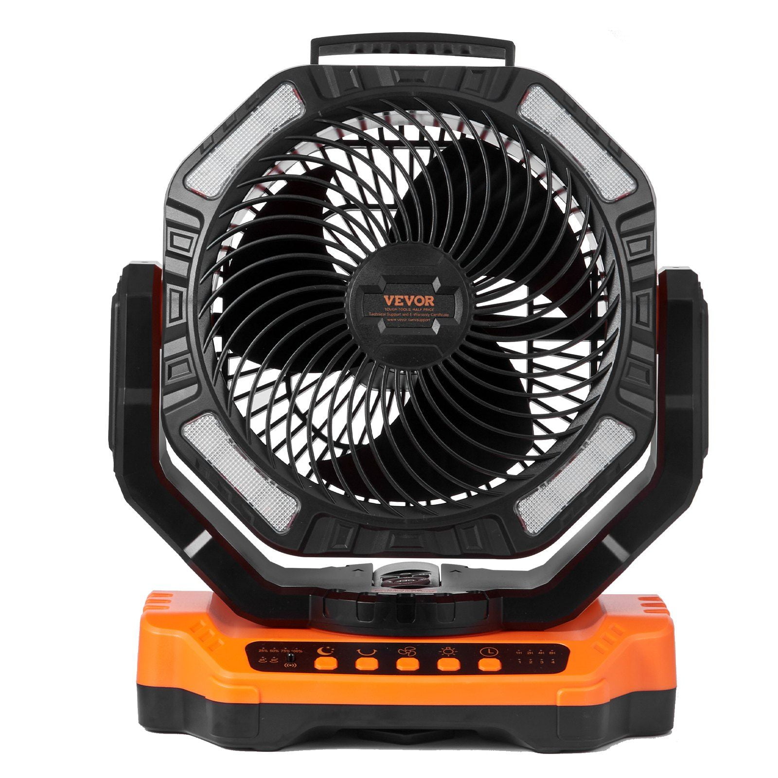 Portable Fan Rechargeable 13 inch, Battery Powered Fan with LED Lantern ...