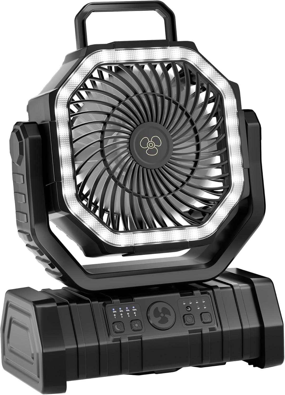 Portable Fan Rechargeable, 20000mAh Cordless Battery Powered Camping ...