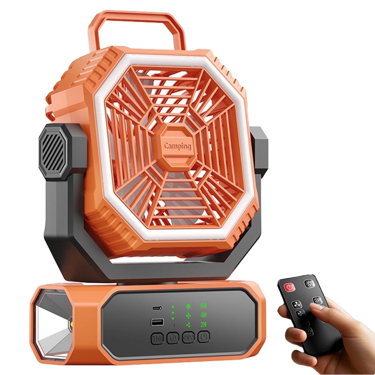 Portable Fan Rechargeable, 20000mAh Cordless Battery Powered Fan with ...