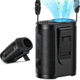 Portable Fan Rechargeable Personal Waist Fan 5 Speeds 15000RPM Strong ...