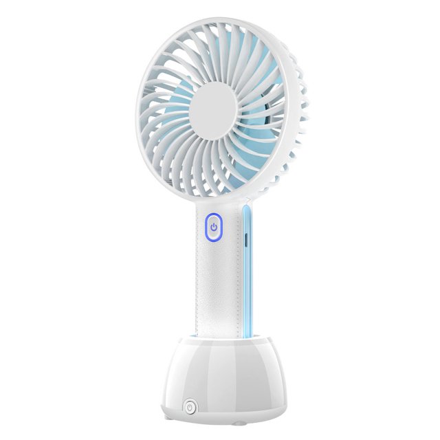 Portable Fan Rechargeable Small Fan for Bedroom Desk Home Battery ...