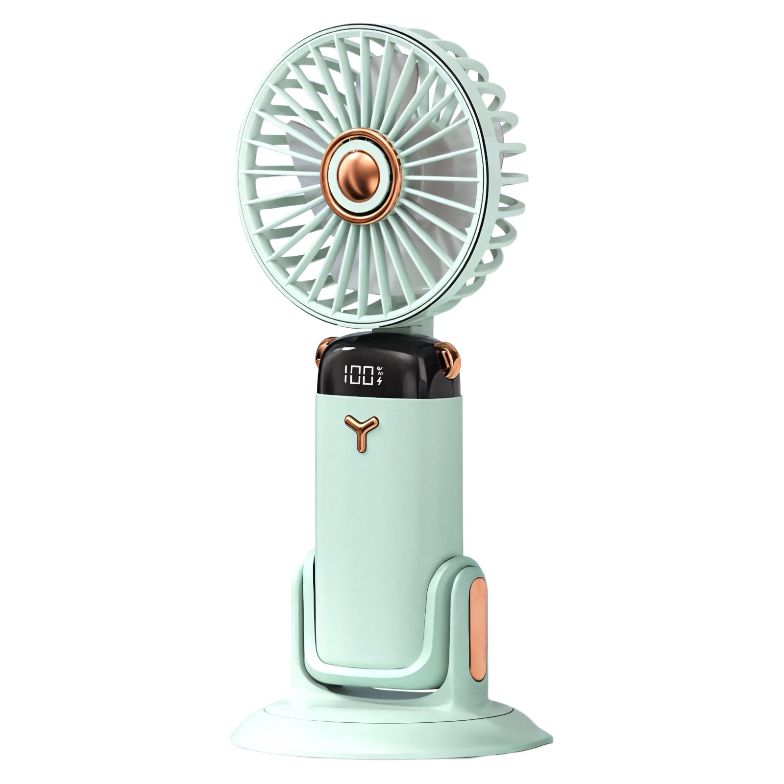 Portable Fan, Wall-Mounted, Handheld, 720° Rotating, Foldable Desktop ...