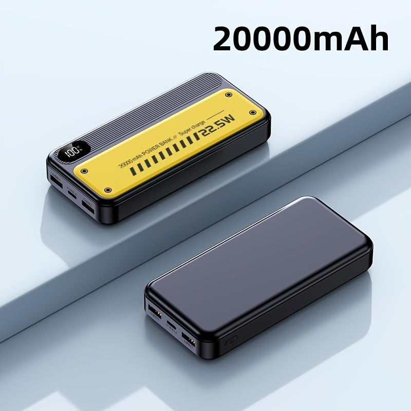Portable Fast-Charging 20000mAh Power Bank with LED Display - Universal ...
