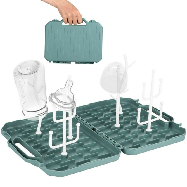 Portable Feeding Bottle Drying Rack, Folding Bottle Drying Rack, Travel ...