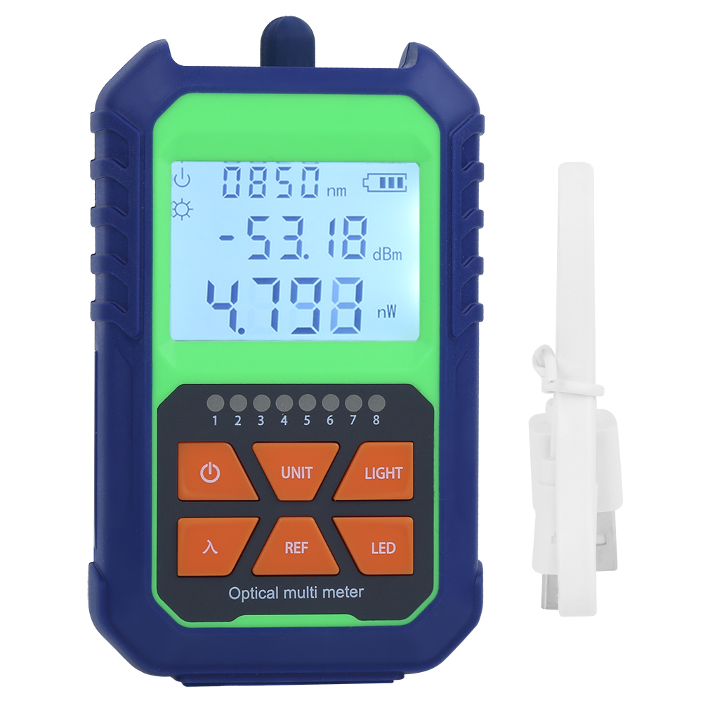 Portable Fiber Optic Power Meter with Network Cable Tester & Wavelength ...