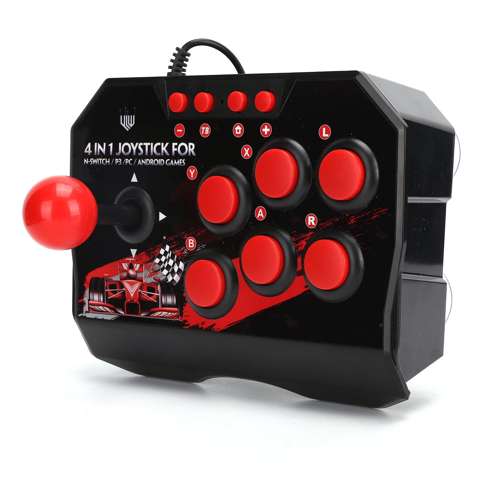 Portable Fight Stick, Fighting Stick Fighter USB Joystick Stick Buttons ...