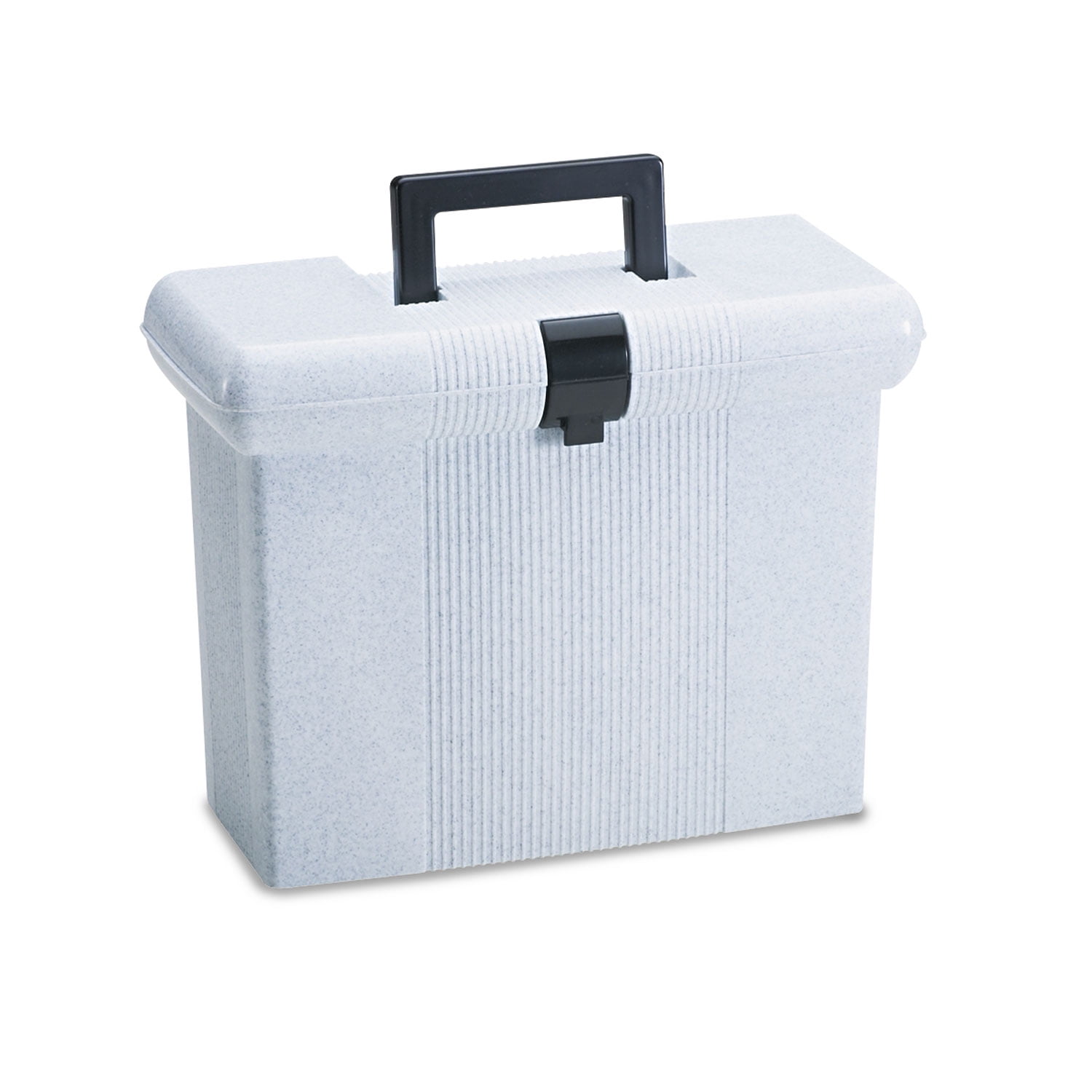 Portable File Boxes, Letter Files, 14.88" X 6.5" X 11.88", Granite ...