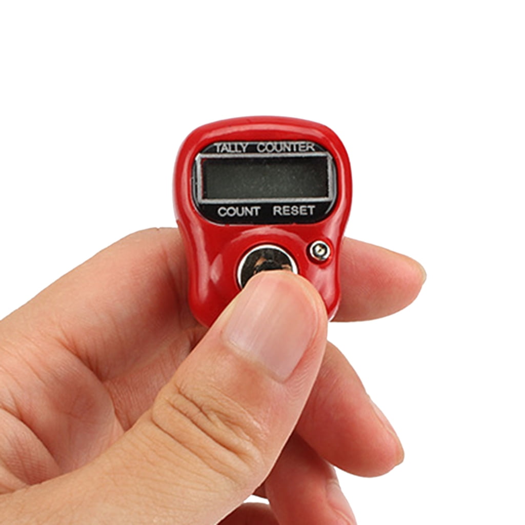 Portable Finger Counter Easy Wear Electronic Digital Lap Counter Row ...