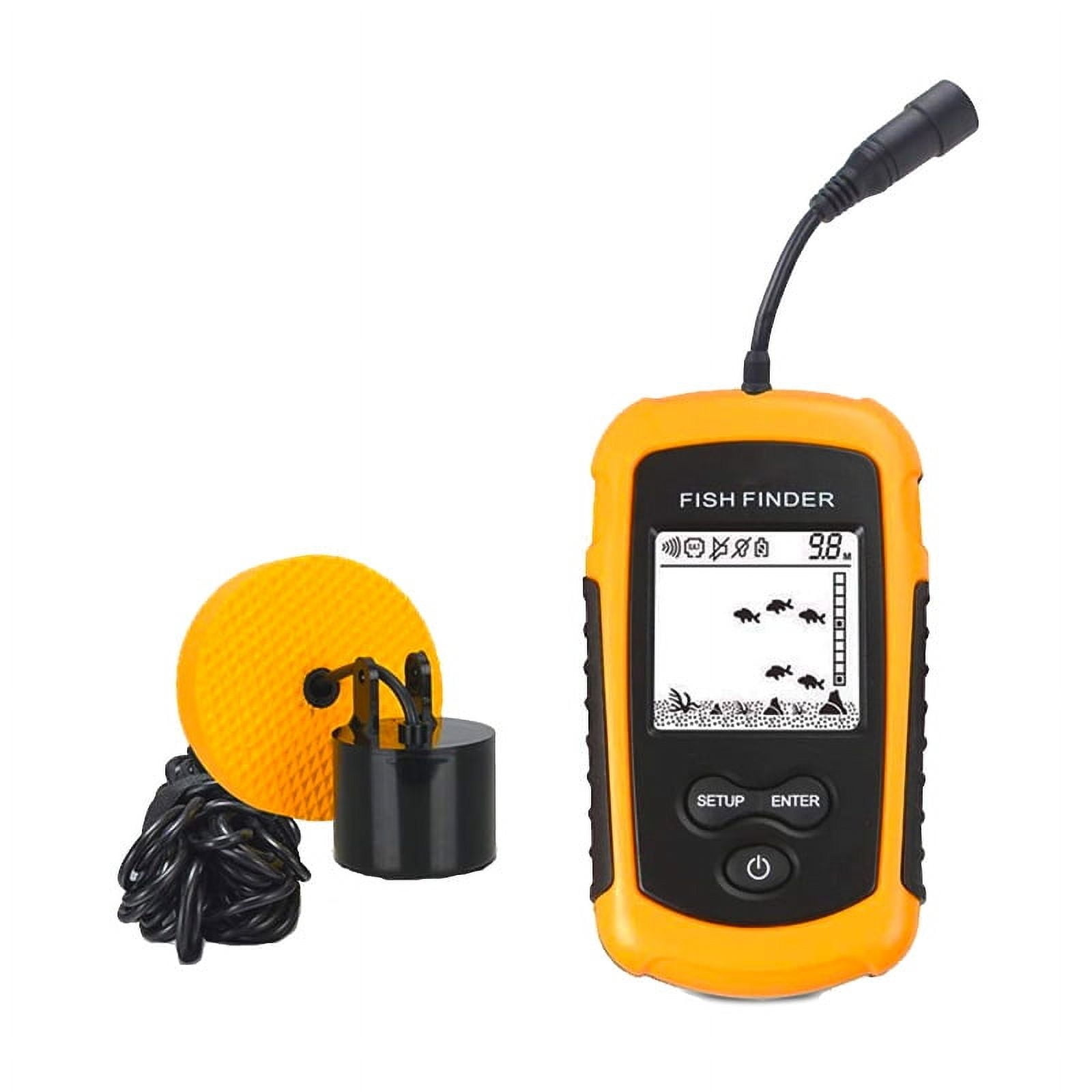 Portable Fish Finder Contour Readout Handheld Fishfinder Depth readout ...