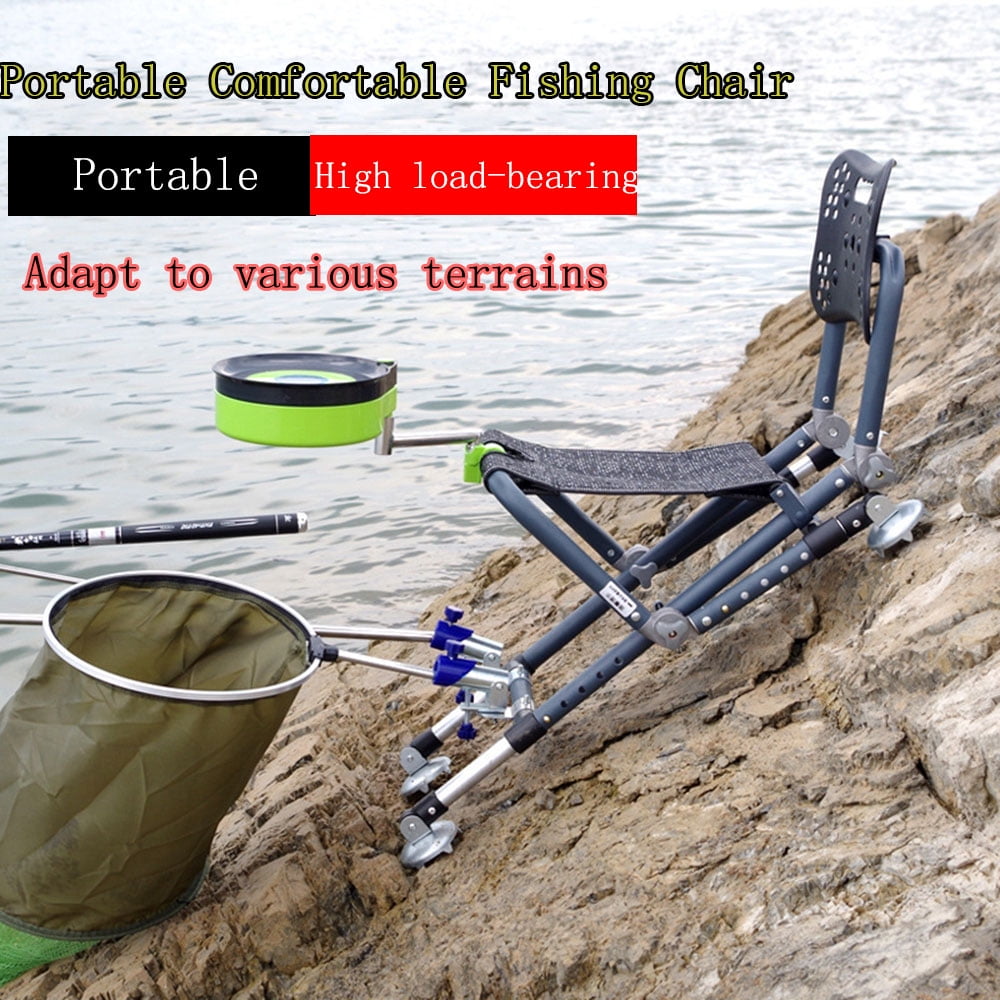 Portable Fishing Chair Folding Fish Chair 180 Degree Adjustable ...